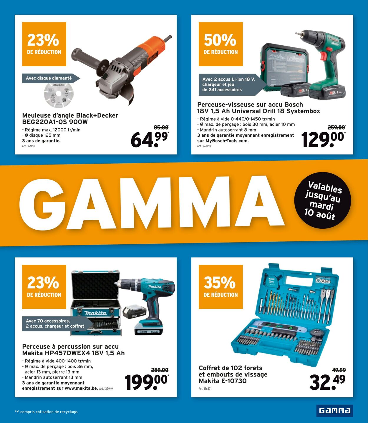 GAMMA Folder Promotionnel - Valable à partir du 28.07 au 10.08 - Page n ...