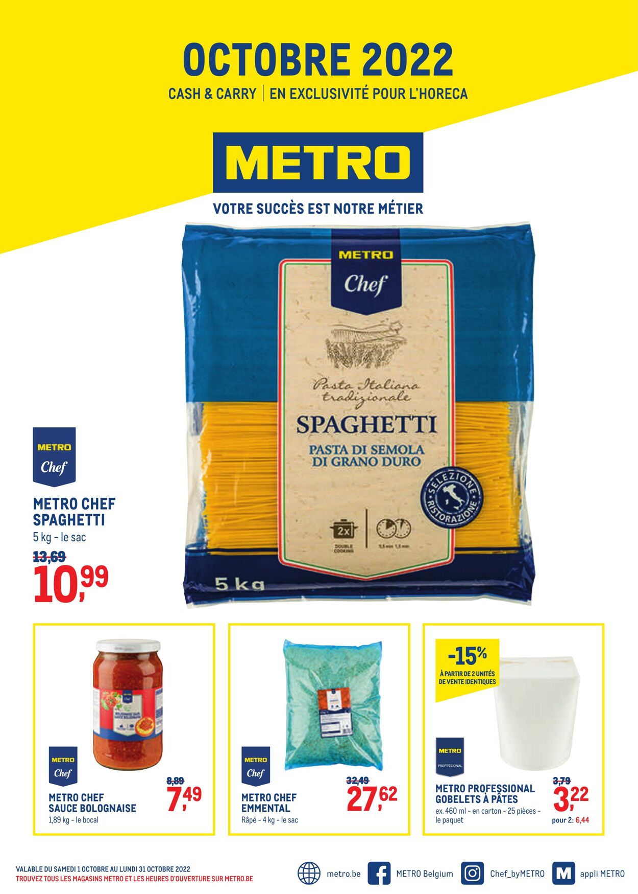 Metro Folder Promotionnel - Valable à partir du 01.10 au 31.10 - Page n ...